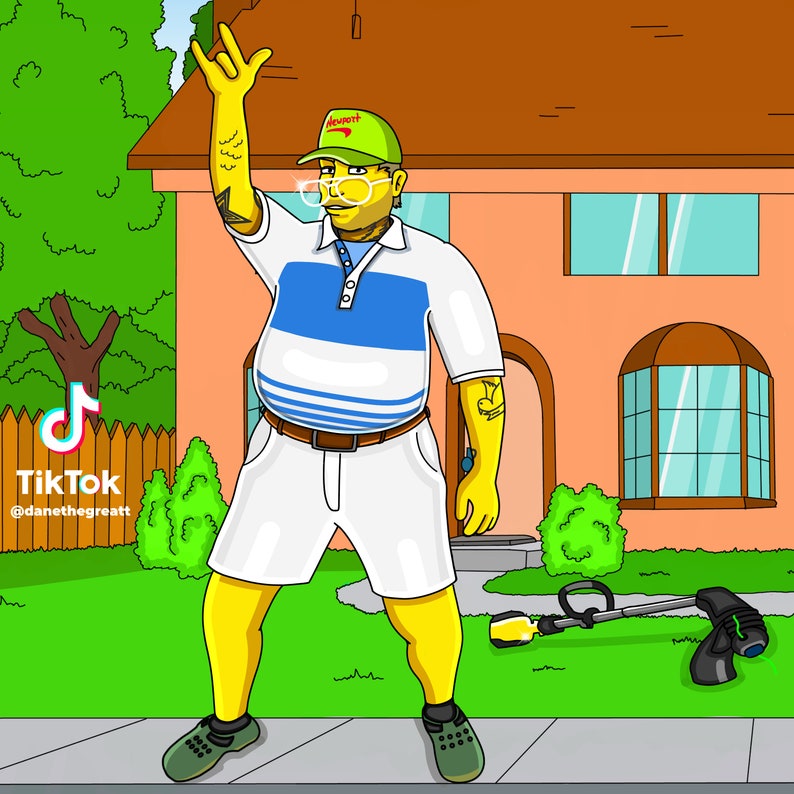 Simpsons Portrait Simpsonized Simpsonize Me Christmas Gift - Etsy