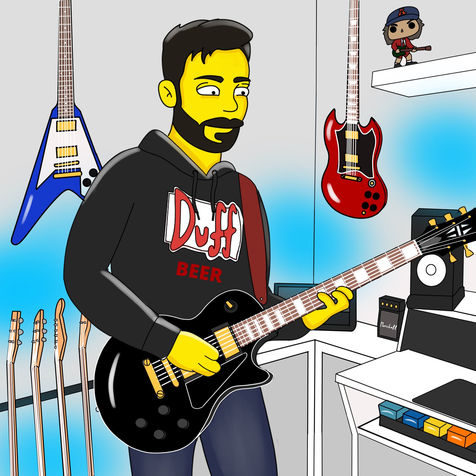 Simpsons Portrait Simpsonized Simpsonize Me Christmas Gift - Etsy