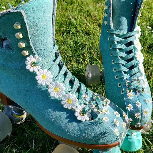 NEW COLOURS Daisy Flower Chain Roller Skate Shoe Lace - Etsy