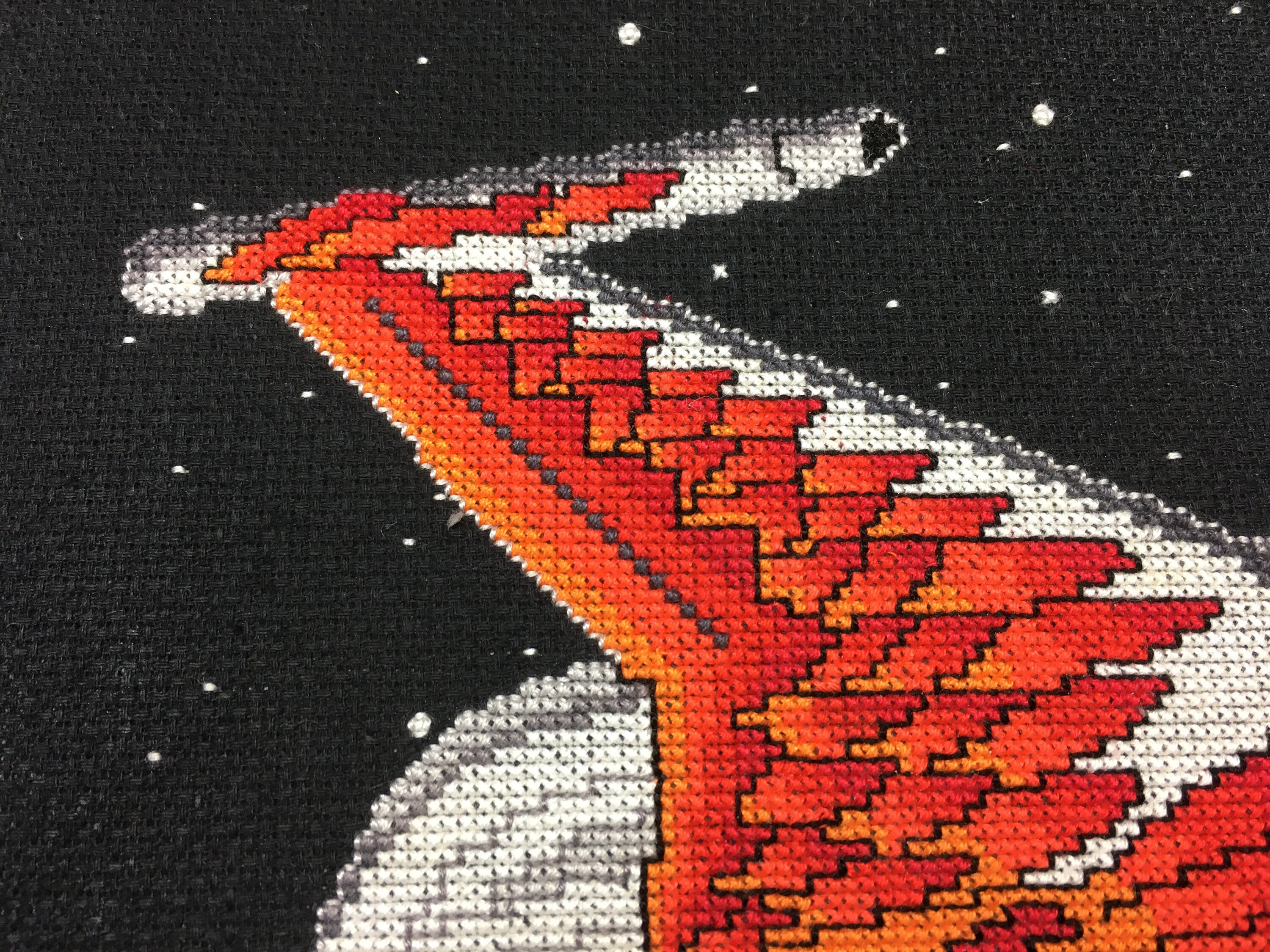 Sci-fi Cross Stitch Pattern: Bird of Prey, Sci-fi Cross Stitch, Pdf ...