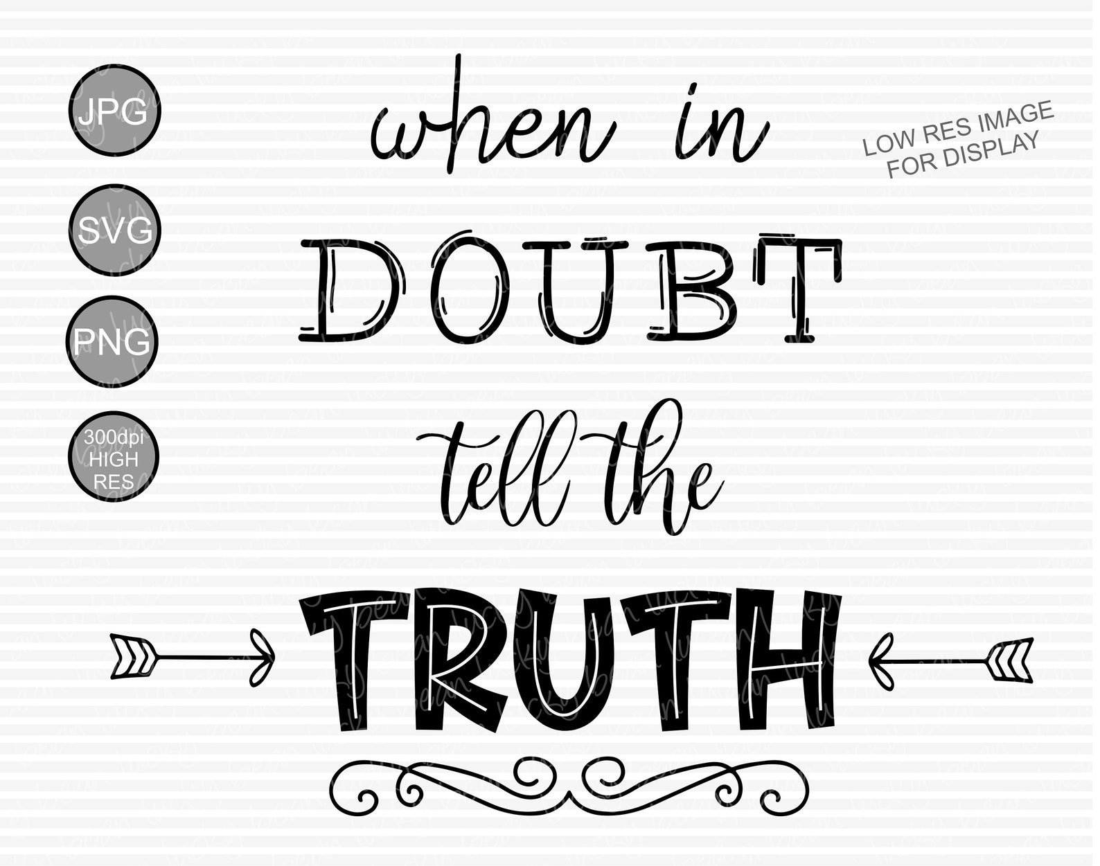 Telling the truth quote svg clipart.Svg cut file.Inspiring | Etsy