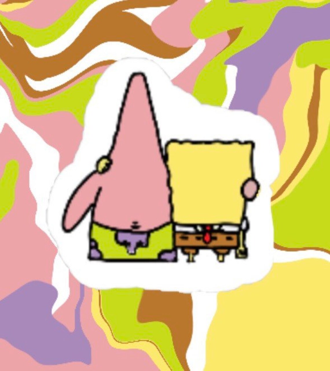 Pegatinas De Bob Esponja Y Patrick Etsy