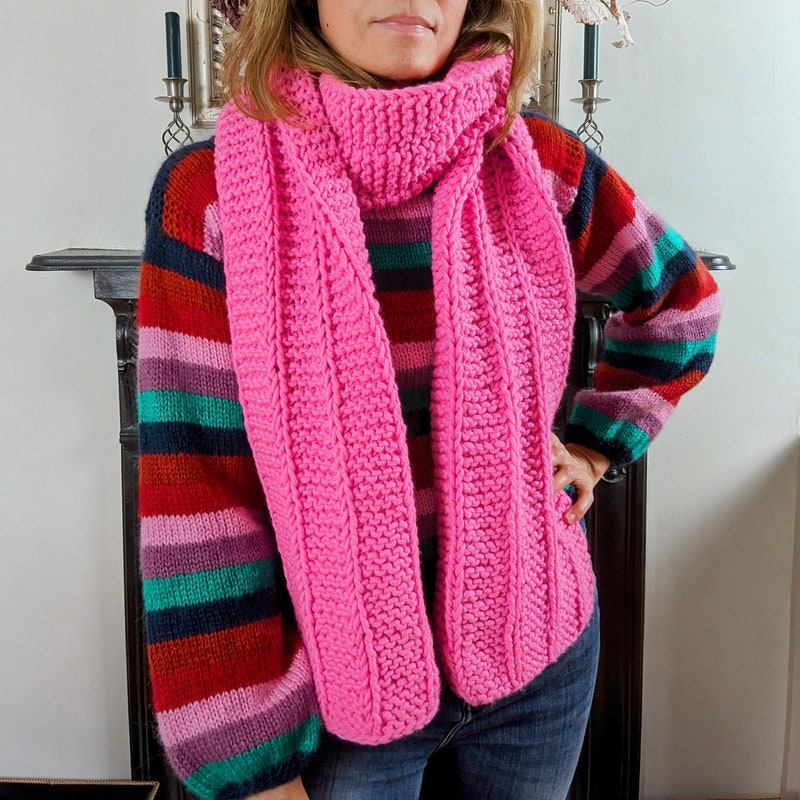 Neon Scarf - Etsy