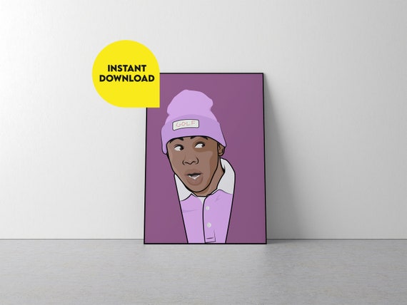 Tyler the Creator Print by Stormlabeldesigns / Instant | Etsy