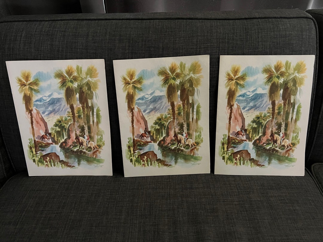 Vintage Menu Covers/prints Ca. 1960s - Etsy