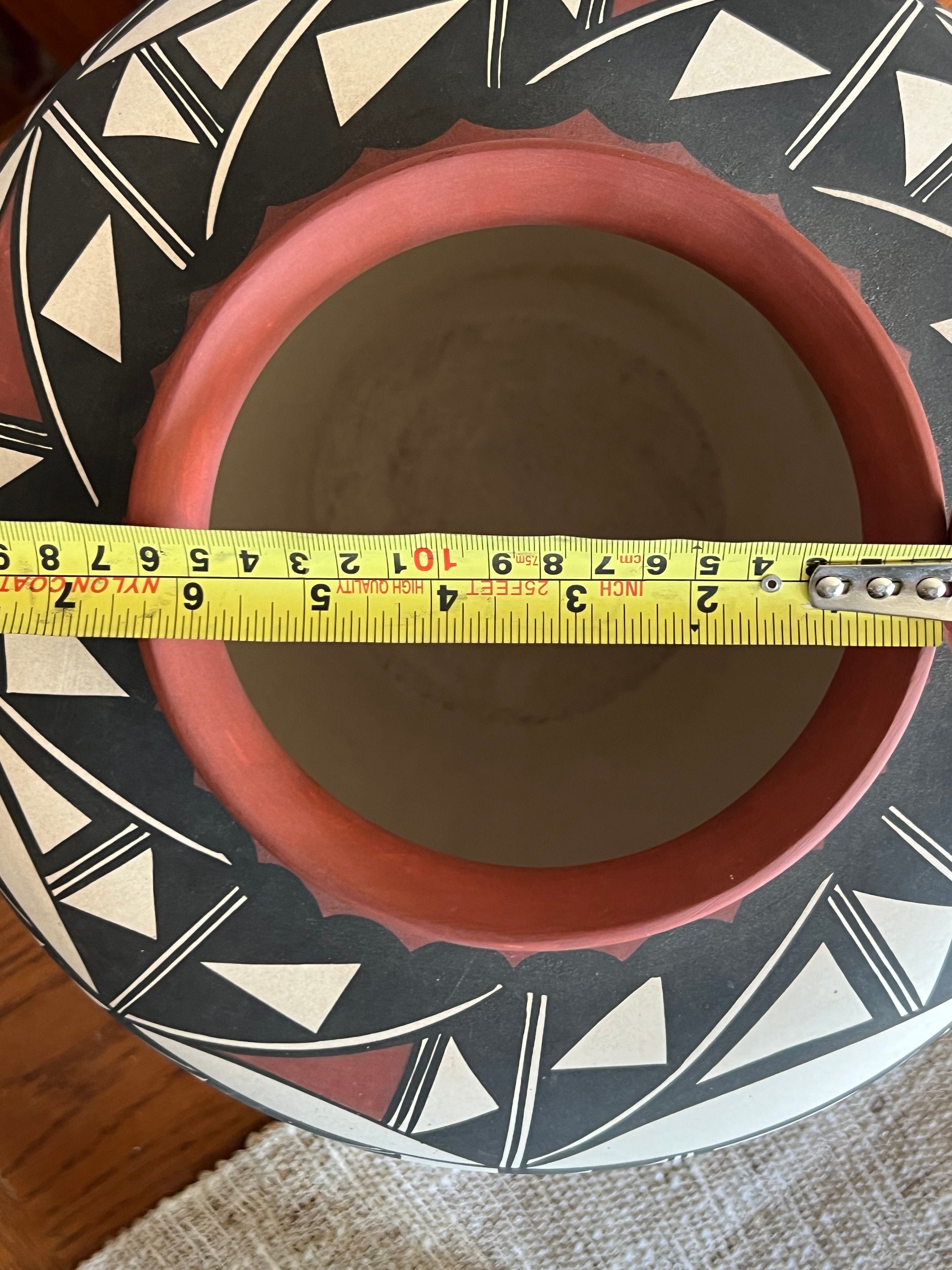 Acoma Style Large Pottery Vase - Etsy