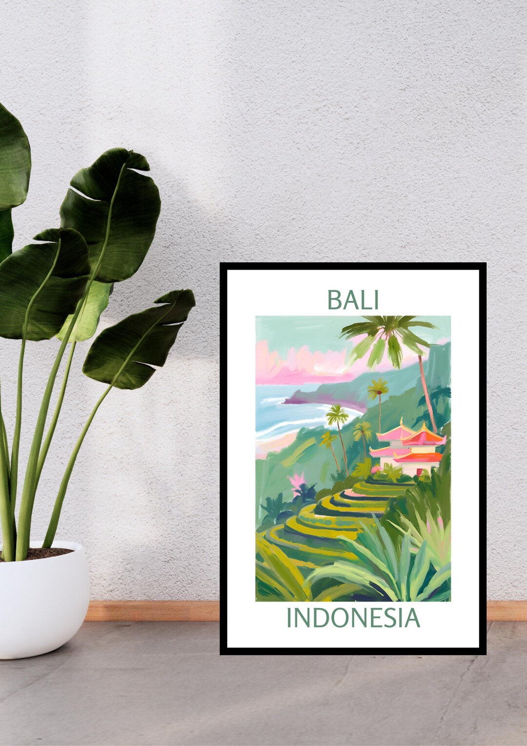 BALI Printable Poster, Travel Art, Poster Print, Digital Art, Wall Art ...