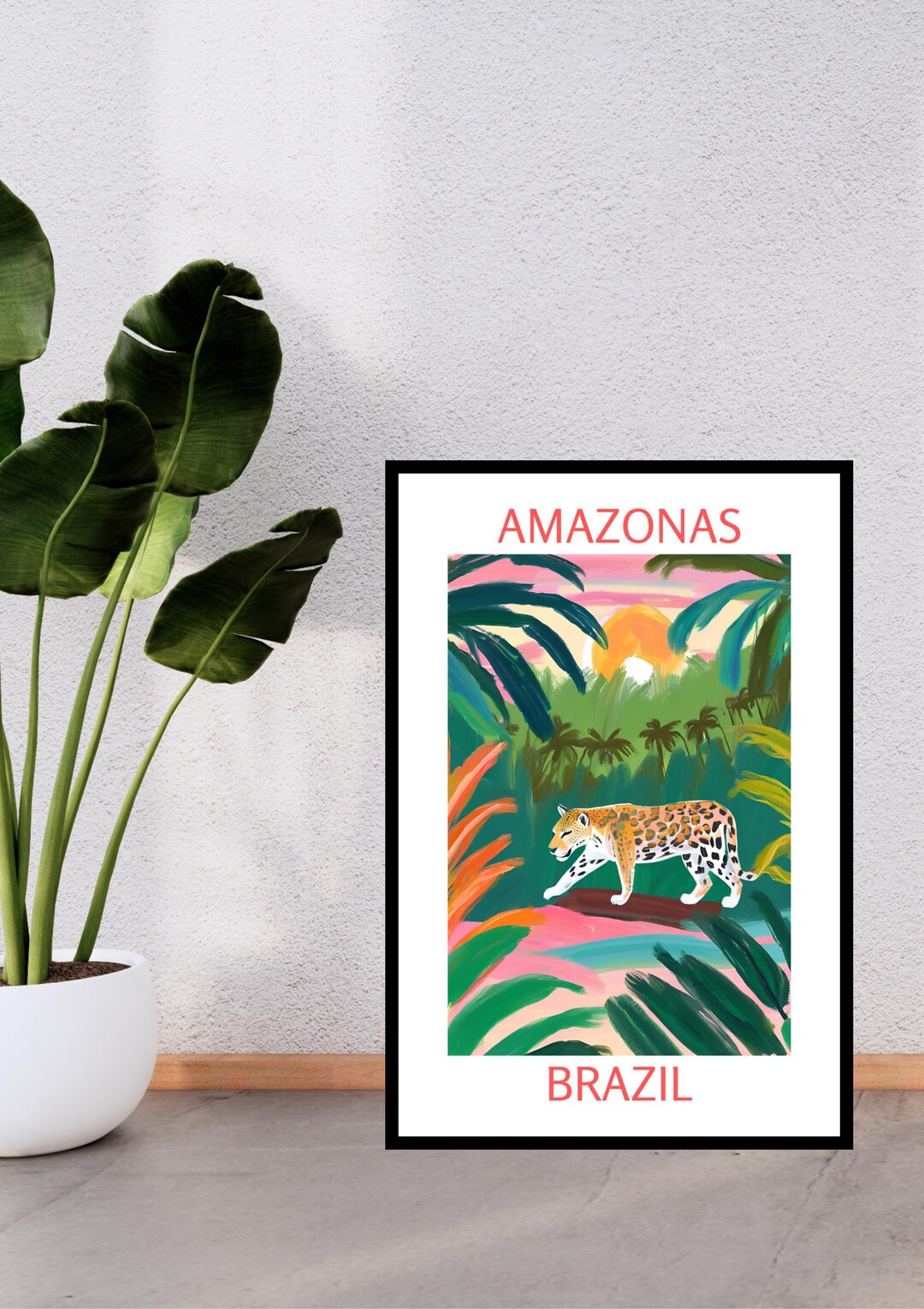 AMAZONAS Printable Poster, Travel Art, Poster Print, Digital Art, Wall ...