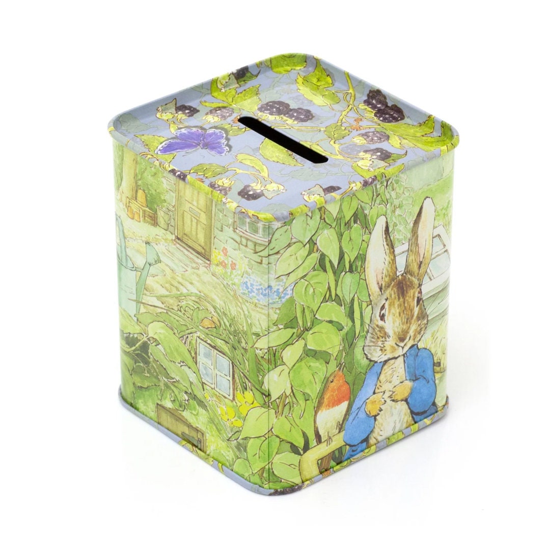 MONEY BOX: Peter Rabbit Tin Money Box - Etsy