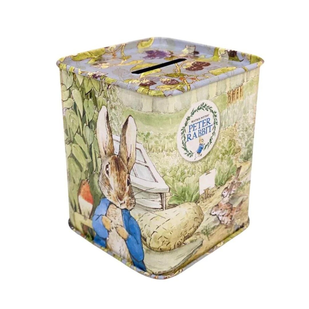 MONEY BOX: Peter Rabbit Tin Money Box - Etsy