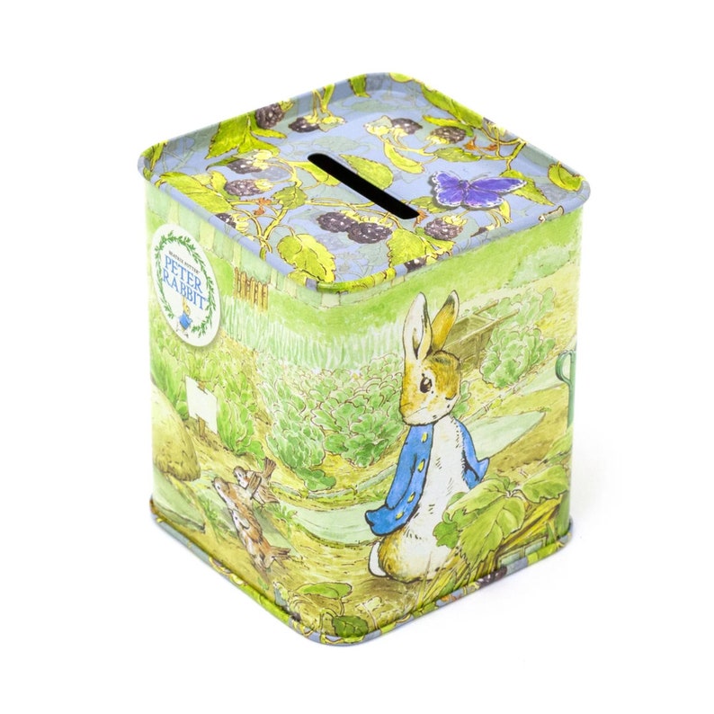 MONEY BOX: Peter Rabbit Tin Money Box - Etsy