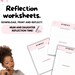 Kids Reflection Worksheet | Reflection Downloads | Downloads for Kids ...
