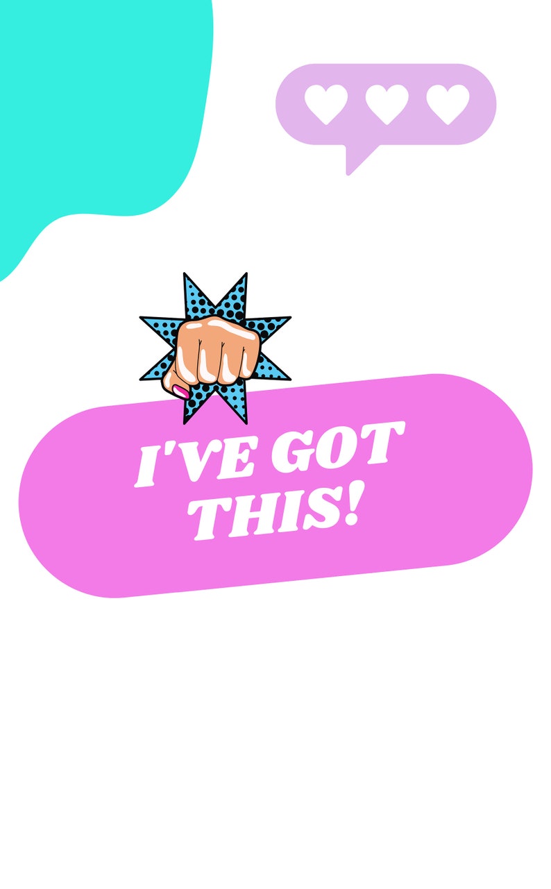 Positive Self-talk Cards | Empowering Girls | Affirmation Cards for ...