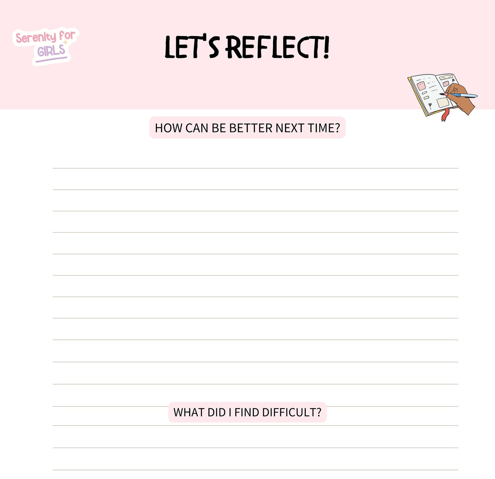 Kids Reflection Worksheet | Reflection Downloads | Downloads for Kids ...