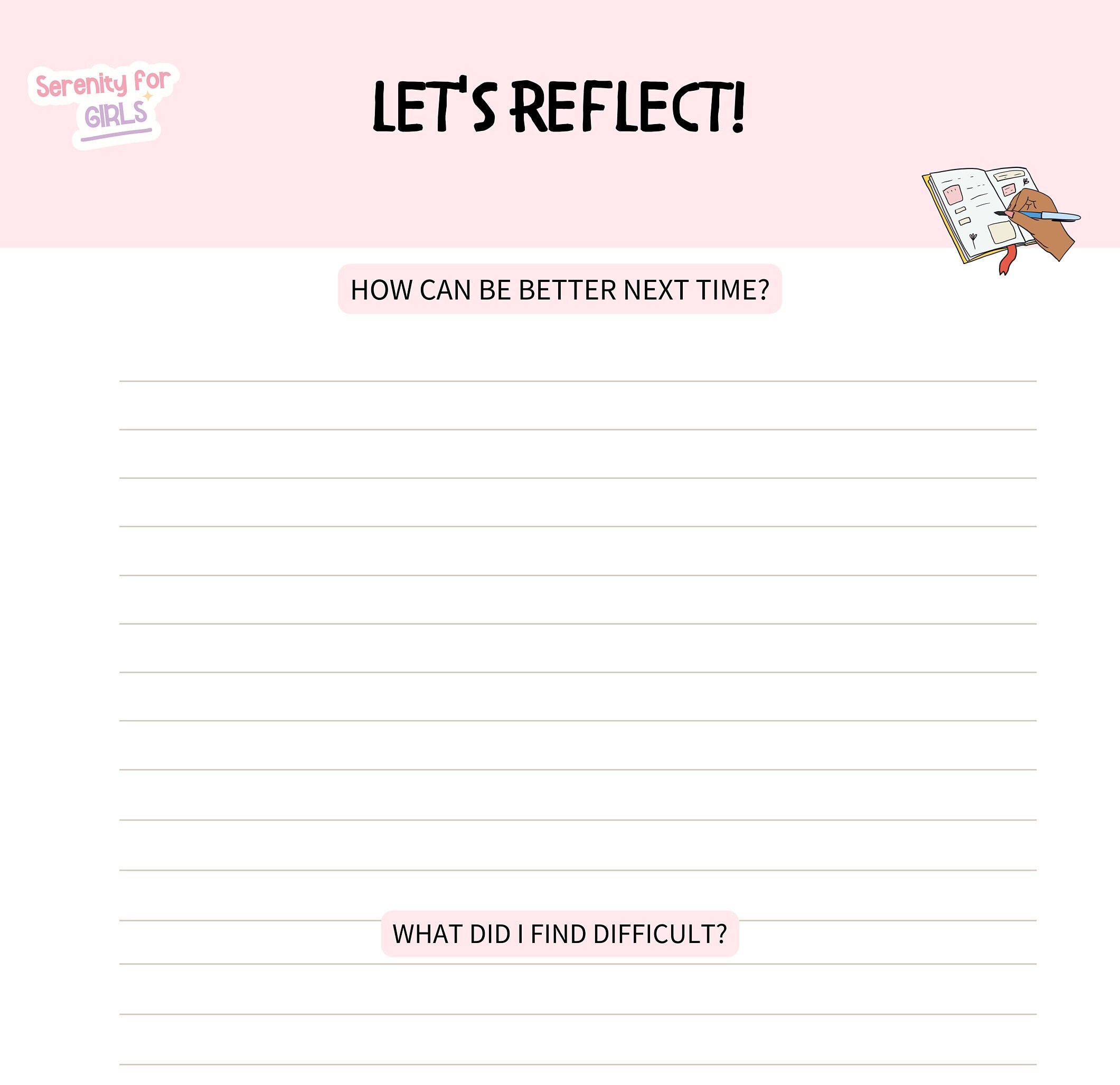 Kids Reflection Worksheet | Reflection Downloads | Downloads for Kids ...