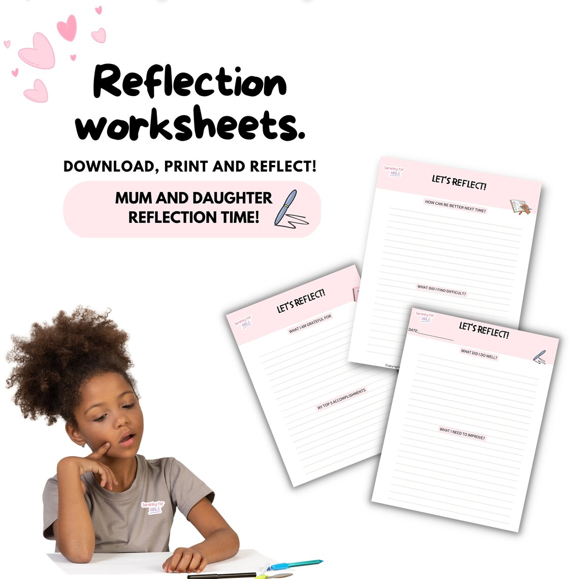 Kids Reflection Worksheet | Reflection Downloads | Downloads for Kids ...