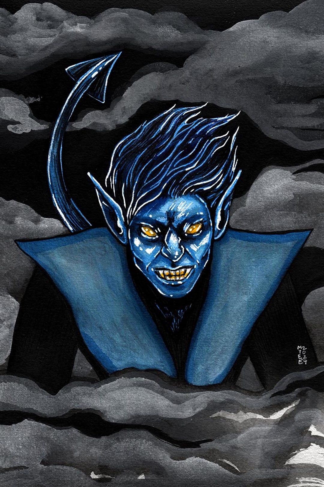 Nightcrawler | Original Ink Drawing - Etsy