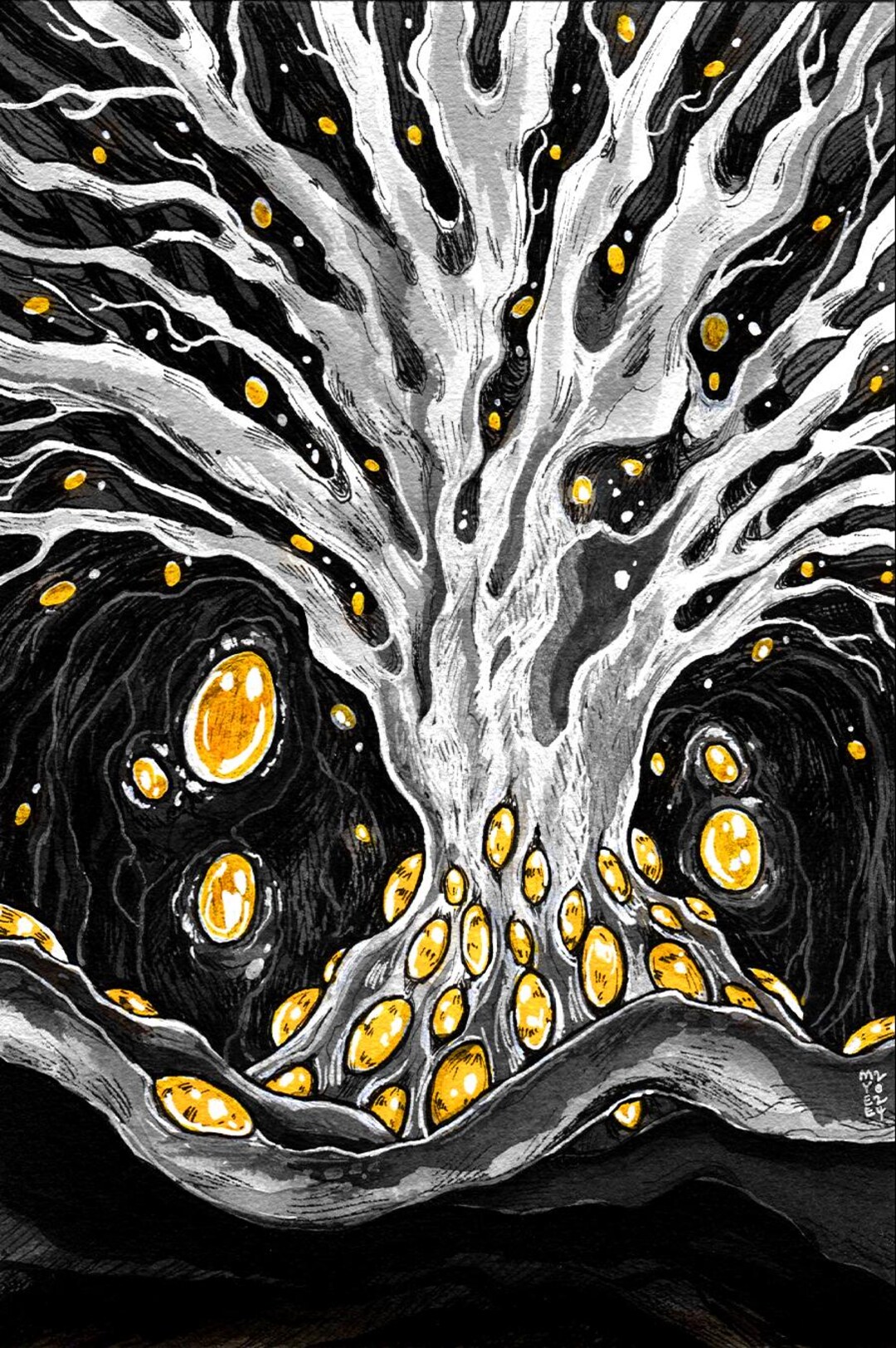 Arbor Magna | Original Ink Drawing - Etsy