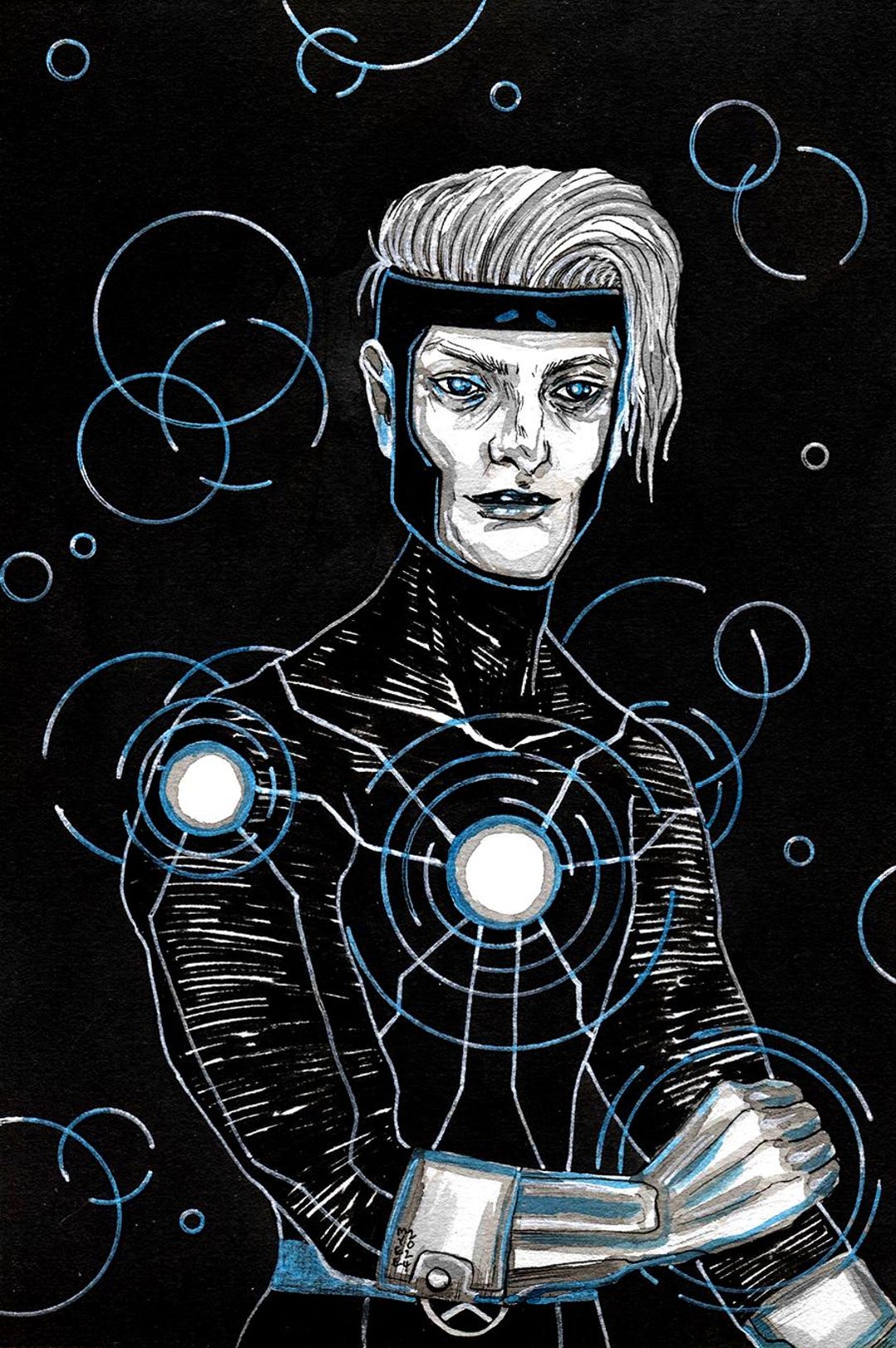 Havok | Original Ink Drawing - Etsy