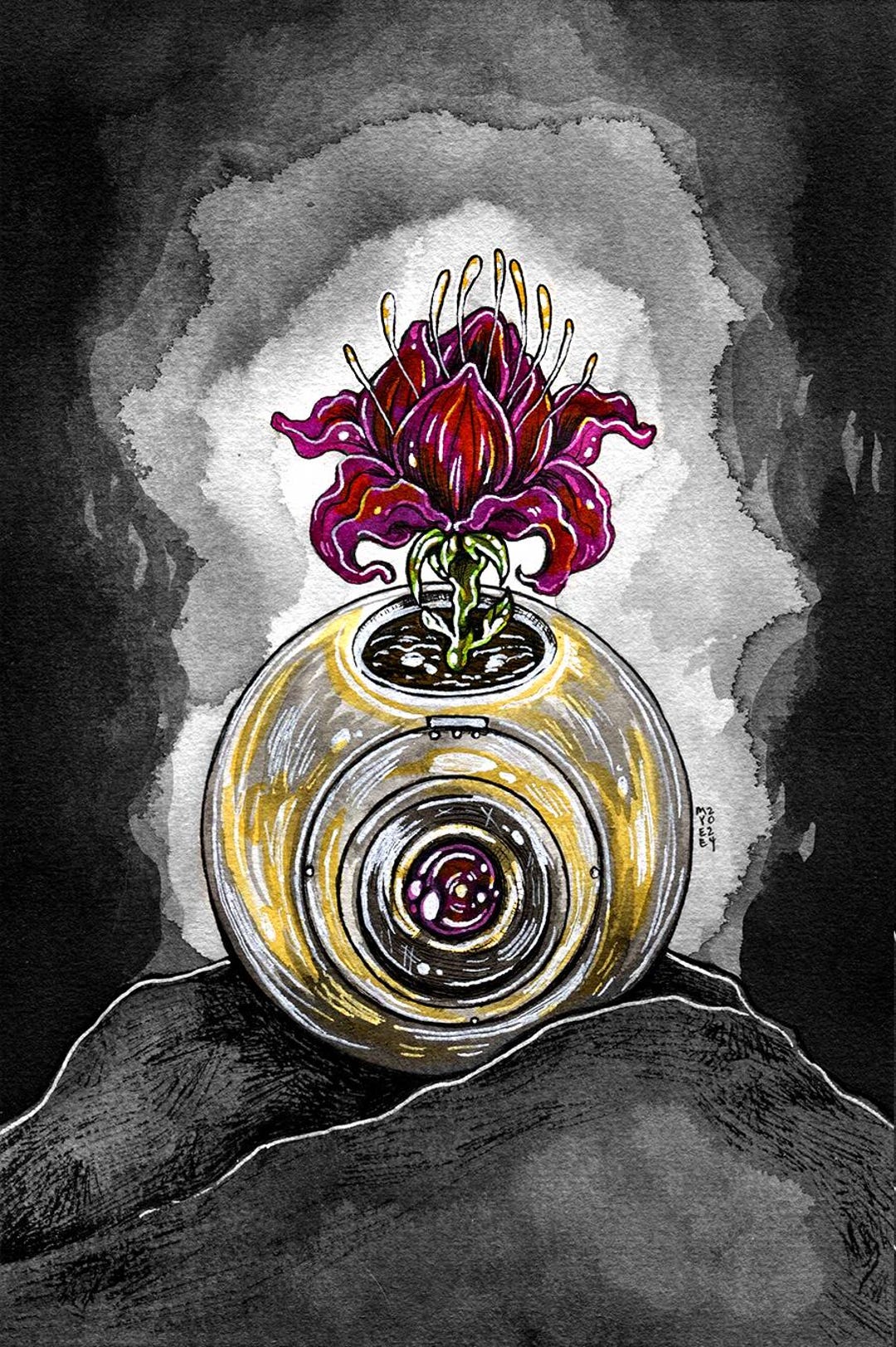 Flowers of Krakoa | Original Ink Drawing - Etsy