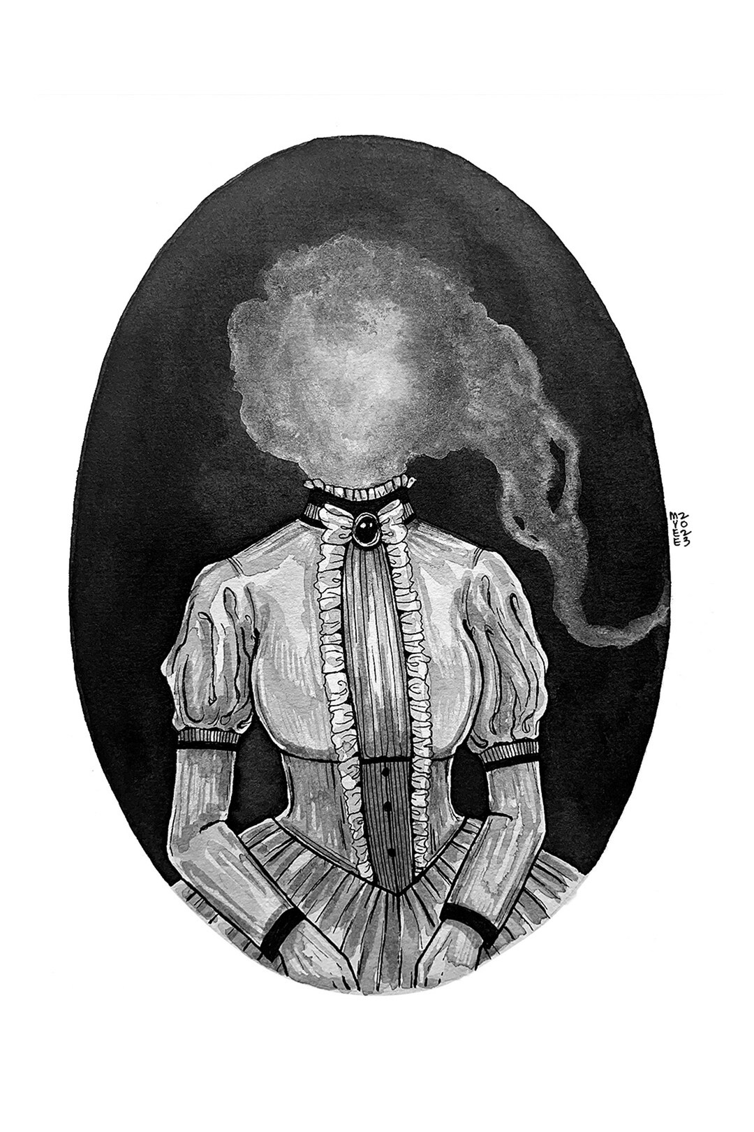 Specter | Original Ink Drawing - Etsy