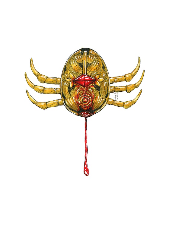 Cronos Original Ink Drawing | Etsy