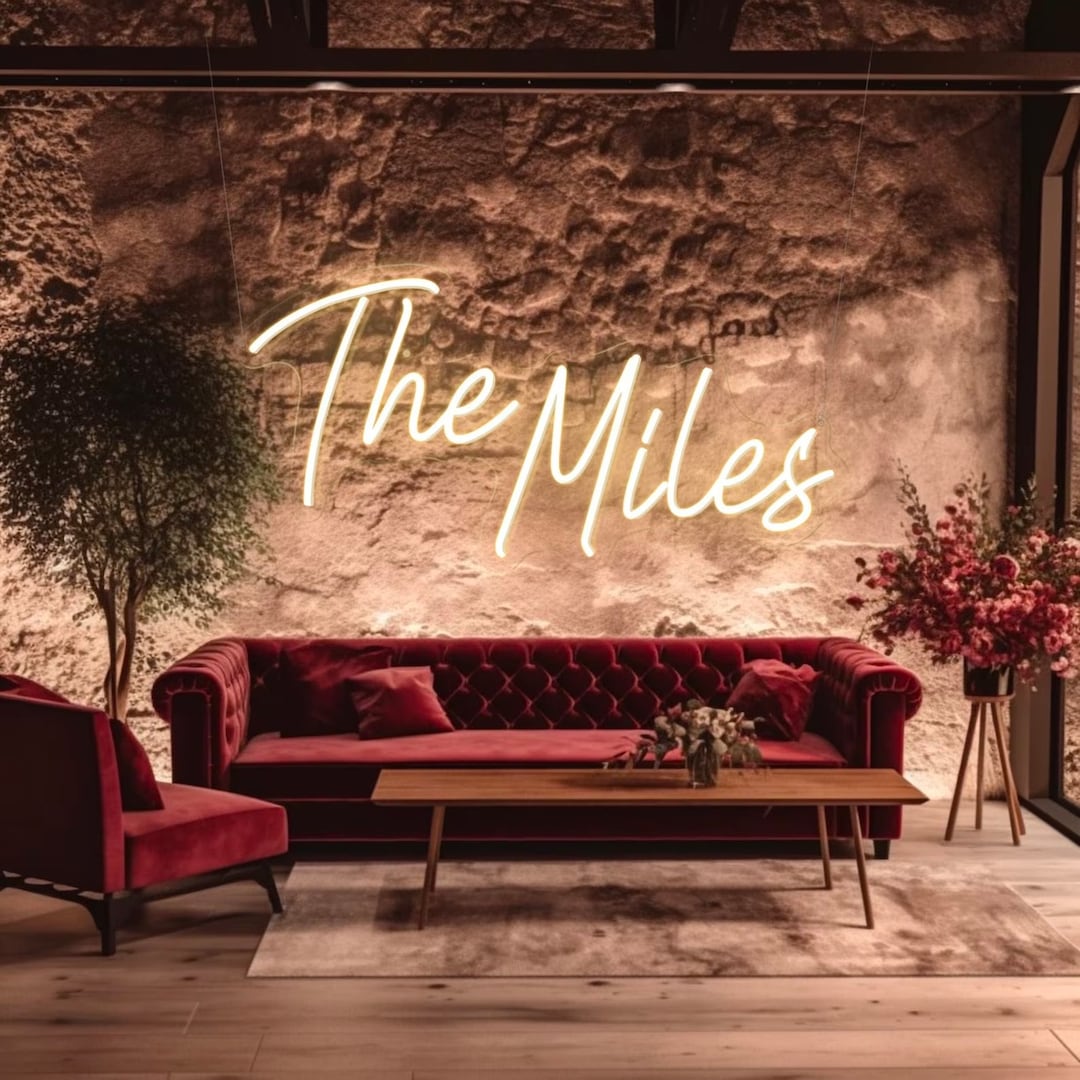 CA Custom Neon Sign, Battery Operated Neon Sign, Neon Wedding Sign ...