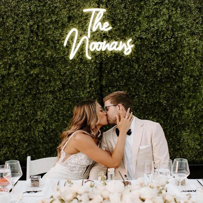 Neon Wedding Sign Custom Wedding Decor Neon Sign Wedding Wall - Etsy ...