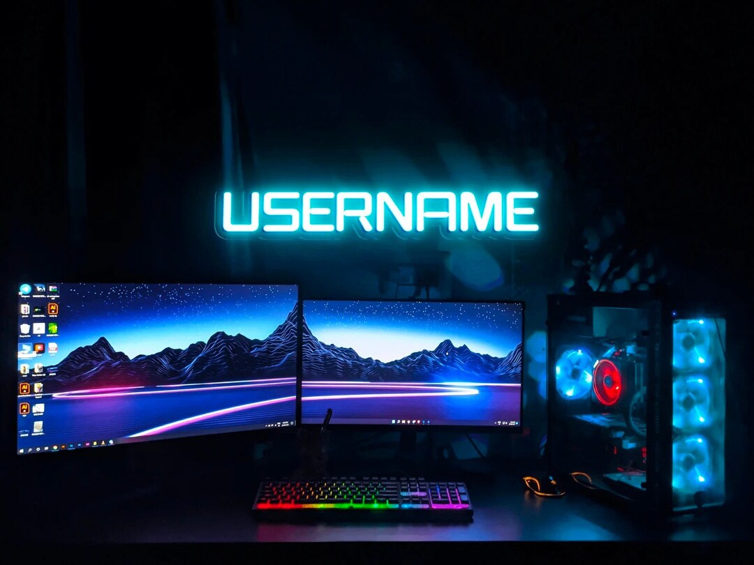 Custom Game Room Neon Sign, Personalize Gamer Light, Gamer Gift, Game ...