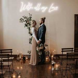 Neon Wedding Sign Custom Wedding Decor Neon Sign Wedding Wall - Etsy ...