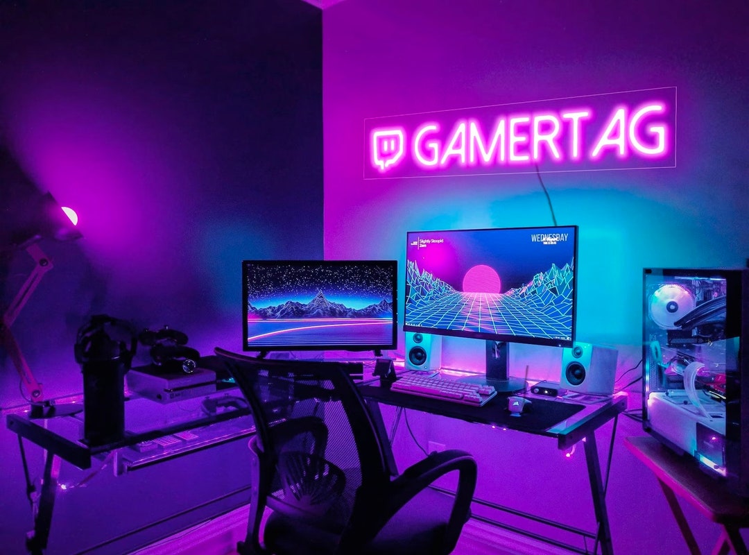 Gamer Tag Neon Sign,gamer Tag Light Sign,gamer Tag Sign,game Room Sign ...