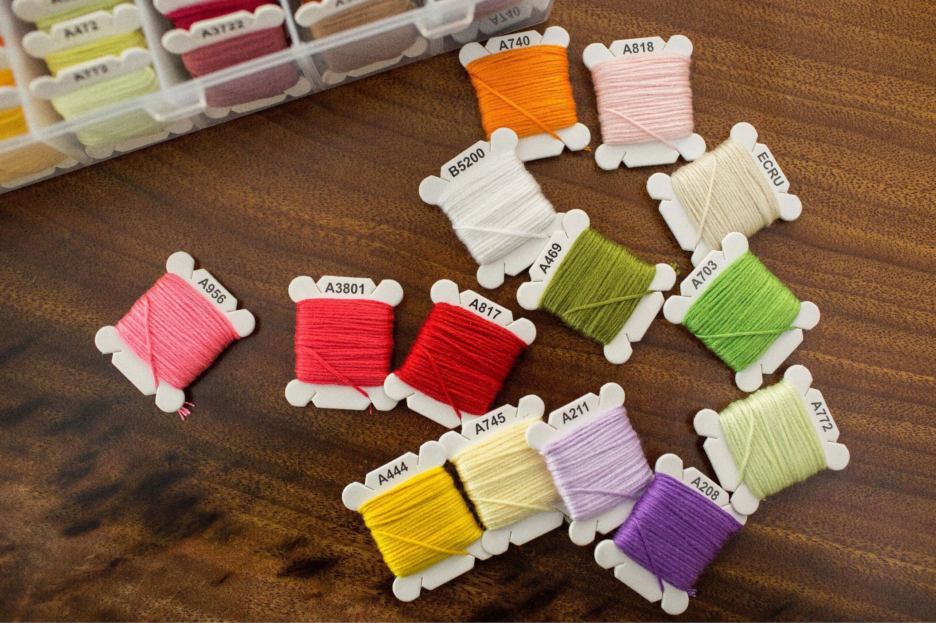 80 Colours Embroidery Floss Box for Cross Stitchembroidery | Etsy