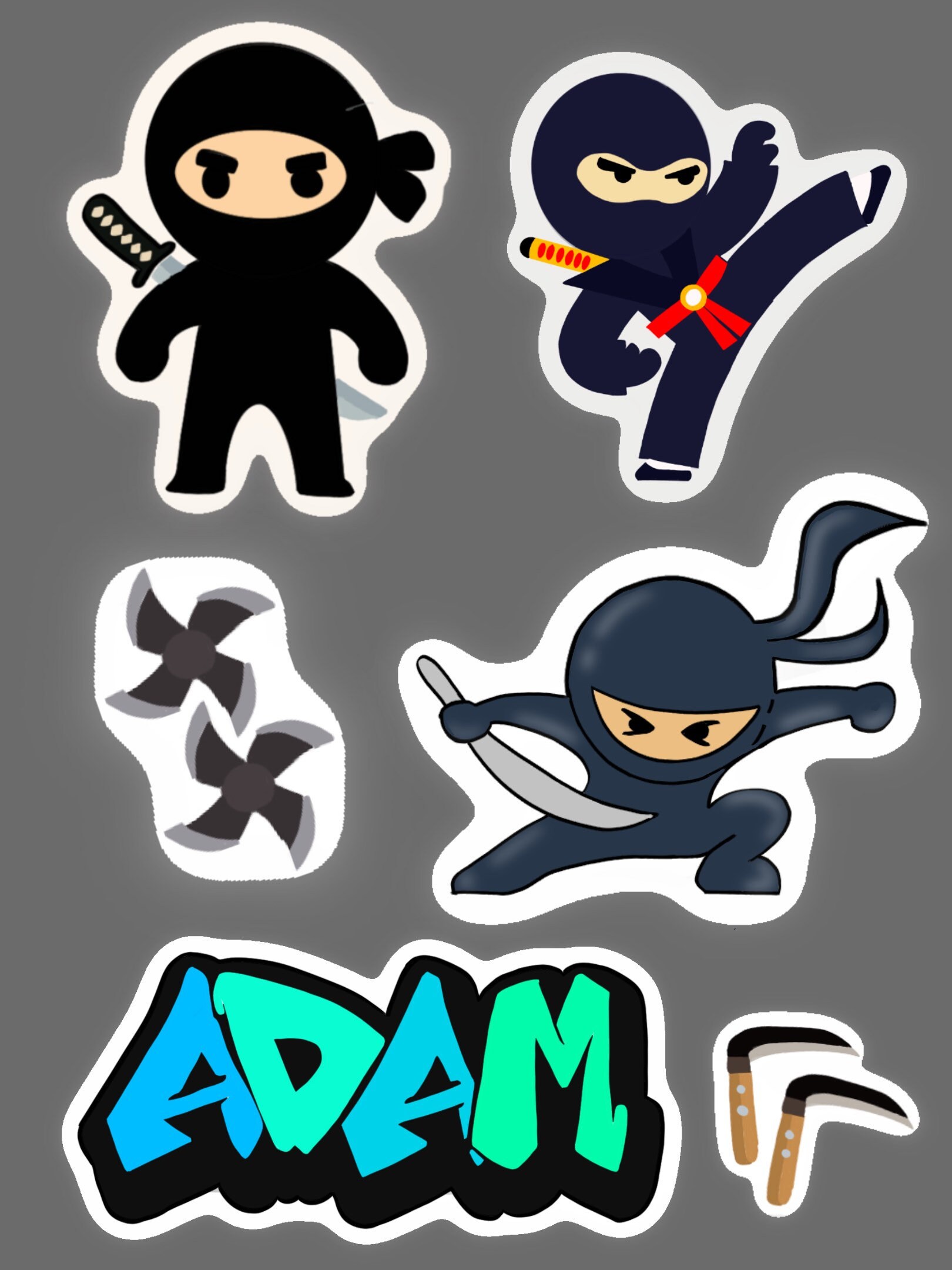 Personalized Stickers for Kids and Adult Laptop Stickers - Etsy