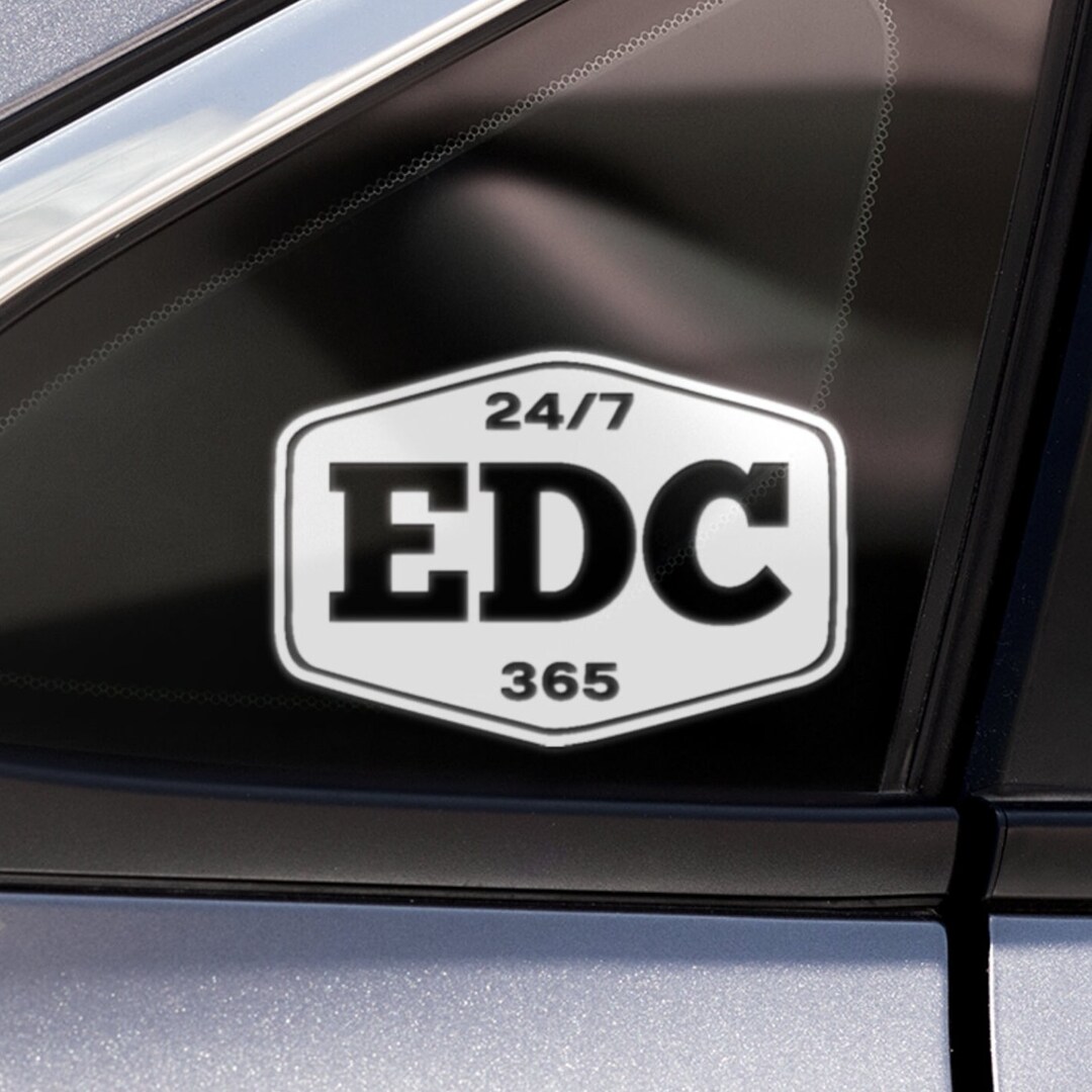 EDC Everyday Carry Sticker Knife Lover EDC 24/7 365 E.D.C. - Etsy