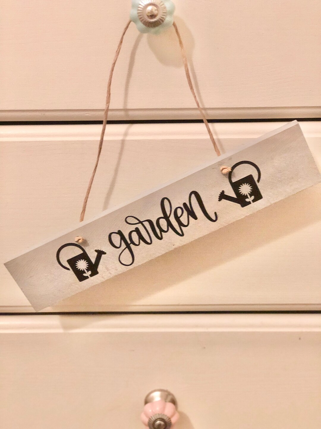 Wooden Sign * Garden * Farmhouse * Kitchen * Shield * Shabbychic - Etsy