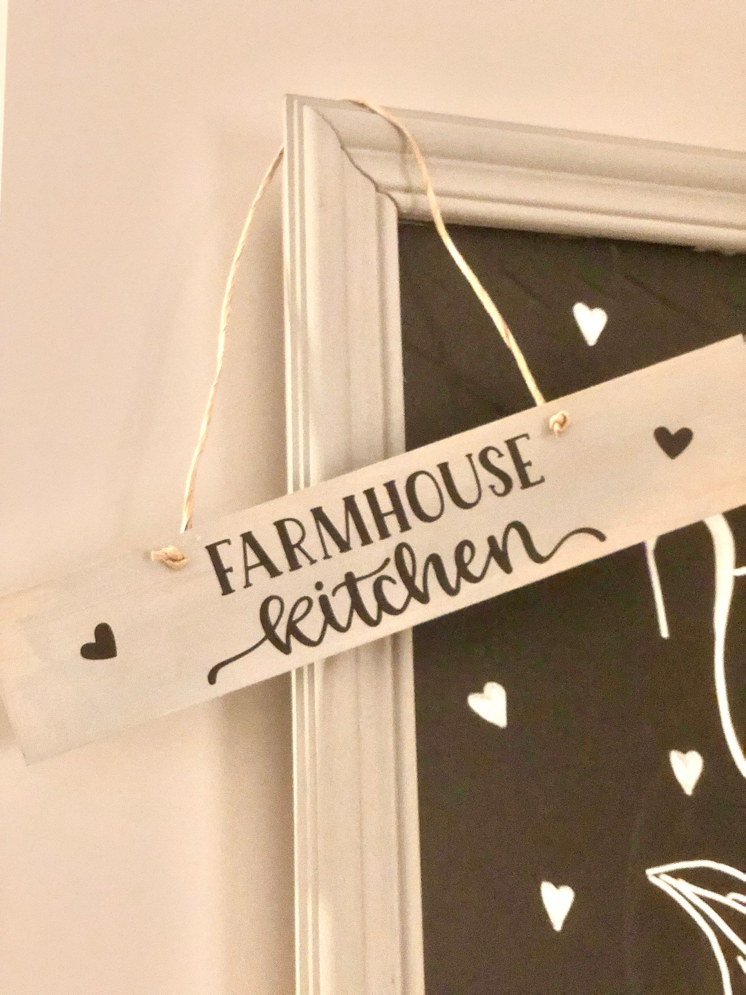 Wooden Sign Garden Farmhouse Kitchen Shield Shabbychic - Etsy