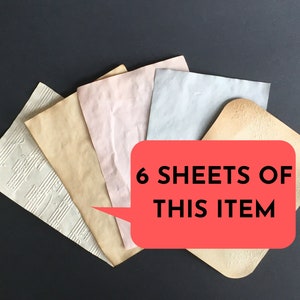 10 Piece Stained Paper Sample Collection - All 4" X 6" - Tea, Avocado ...