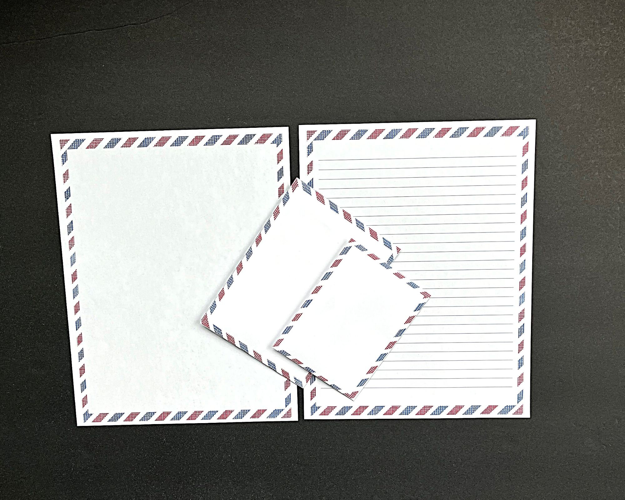 Airmail Stationery: Printable Letter Writing Set With Envelopes A4 + 8 ...