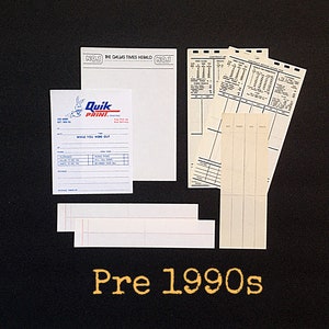 Vintage Paper Bundle - 6 Decades of Paper Pieces From 1940s, 1950s ...