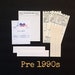 Vintage Paper Bundle - 6 Decades of Paper Pieces From 1940s, 1950s ...