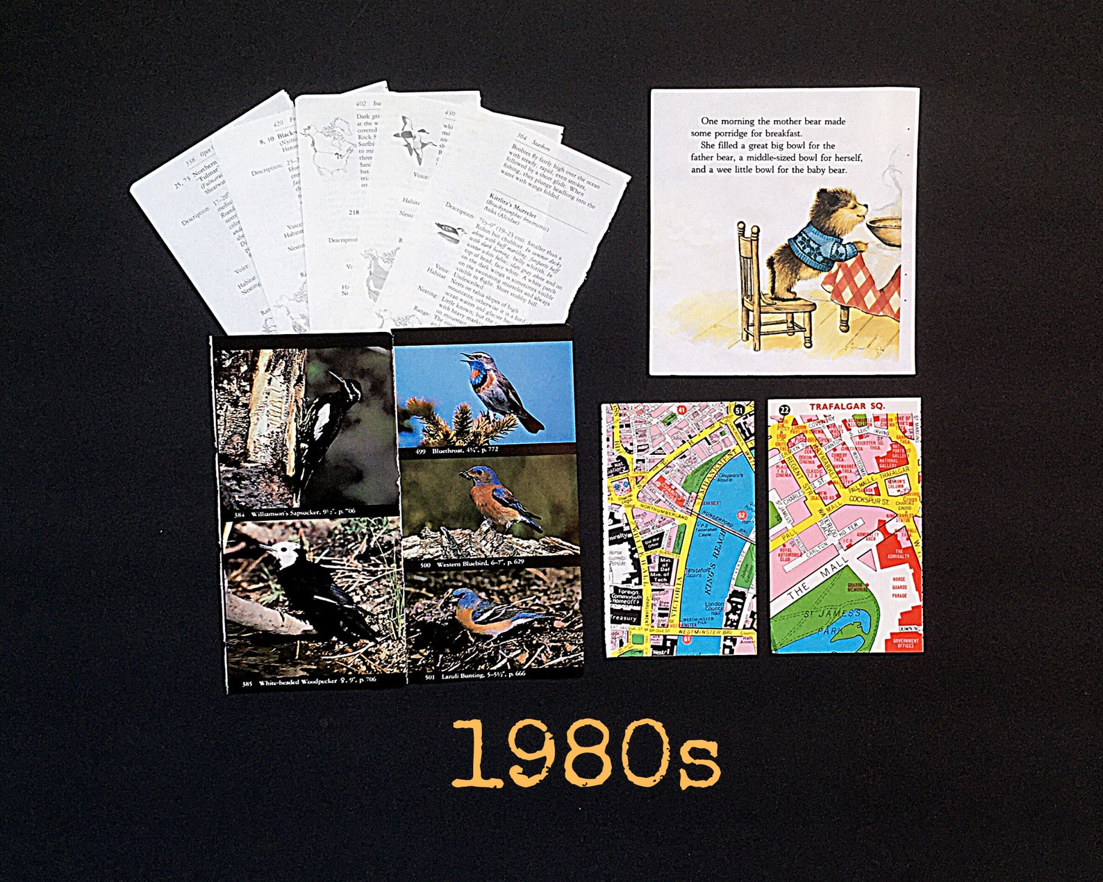 Vintage Paper Bundle - 6 Decades of Paper Pieces From 1940s, 1950s ...
