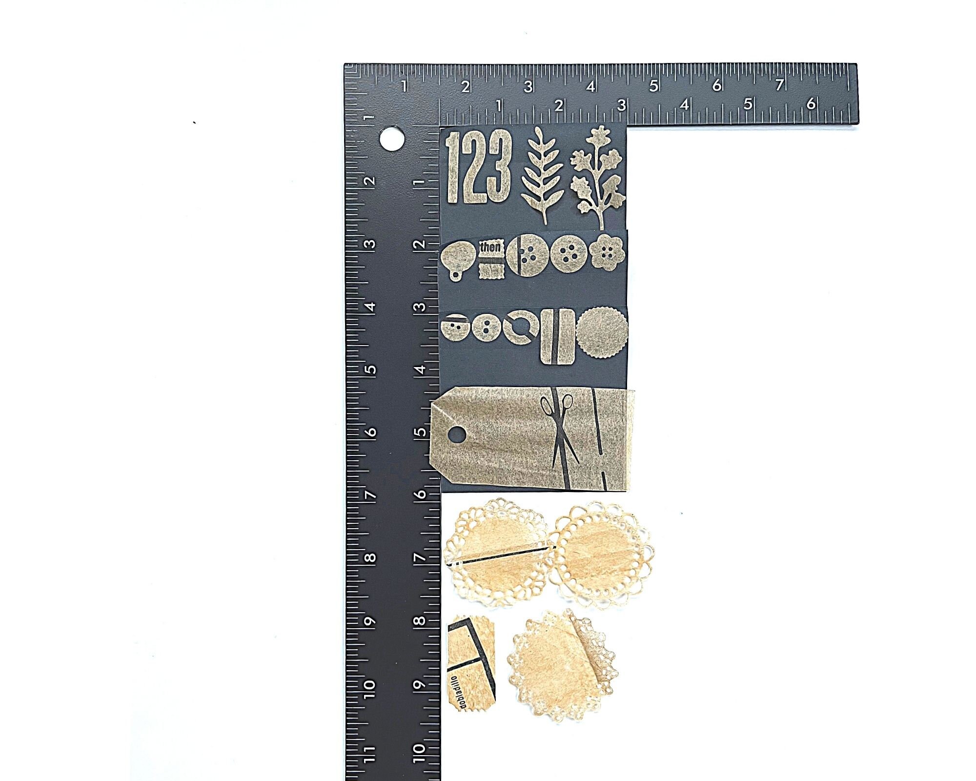 20 Piece Die Cuts From Vintage Sewing Pattern Tissue Paper - Mini ...