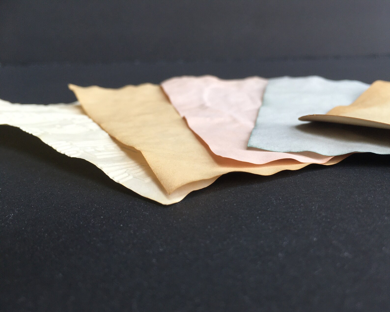 10 Piece Stained Paper Sample Collection - All 4" X 6" - Tea, Avocado ...