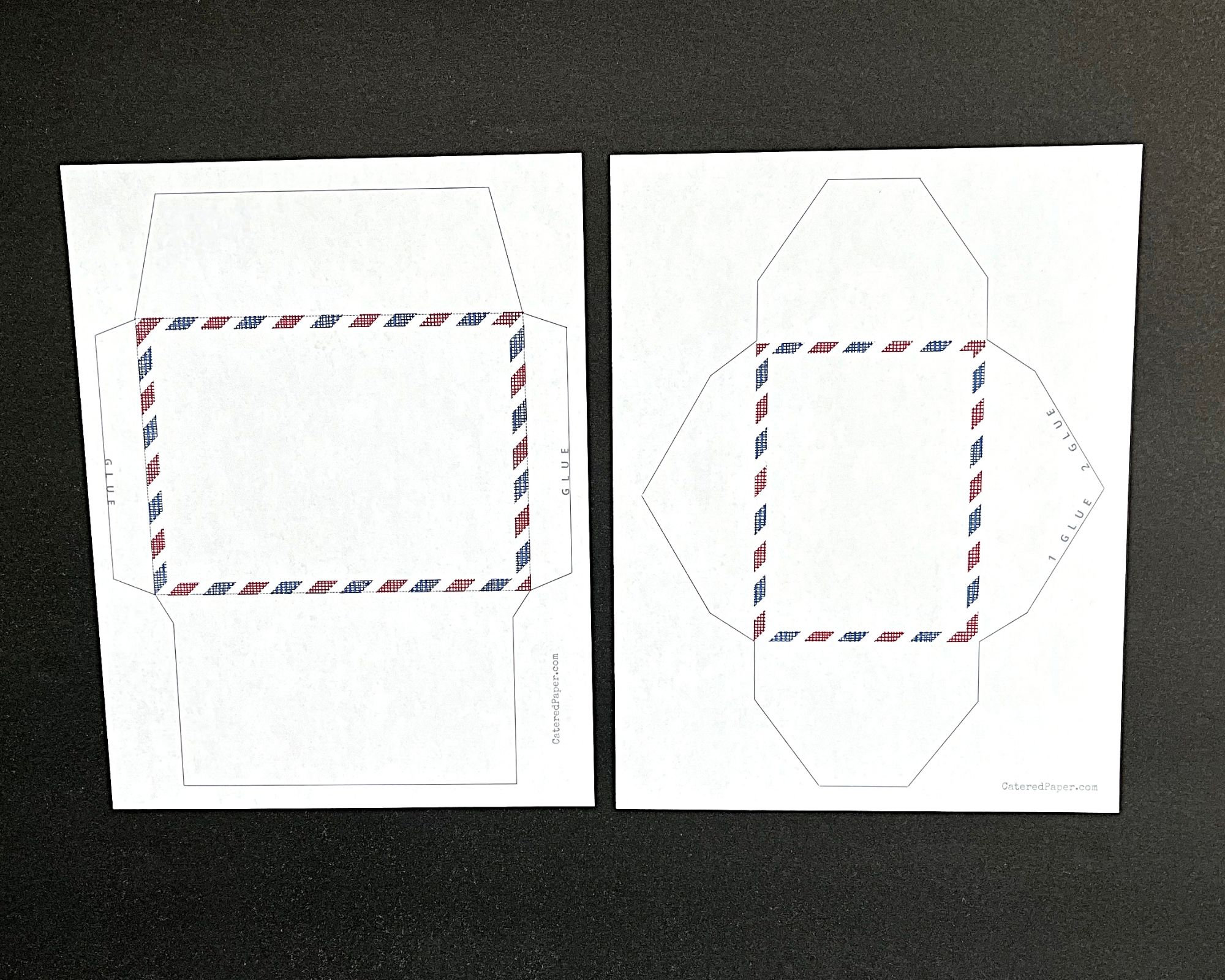 Airmail Stationery: Printable Letter Writing Set With Envelopes A4 + 8 ...