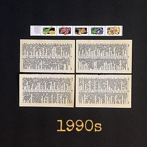 Vintage Paper Bundle - 6 Decades of Paper Pieces From 1940s, 1950s ...