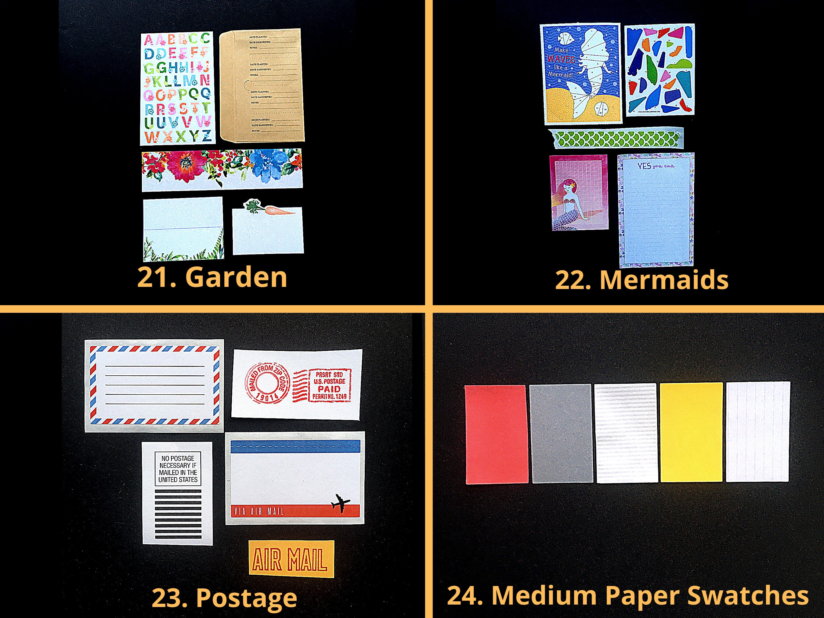 Make Your Own Variety Pack Ephemera Kit 20 Pieces Paper - Etsy