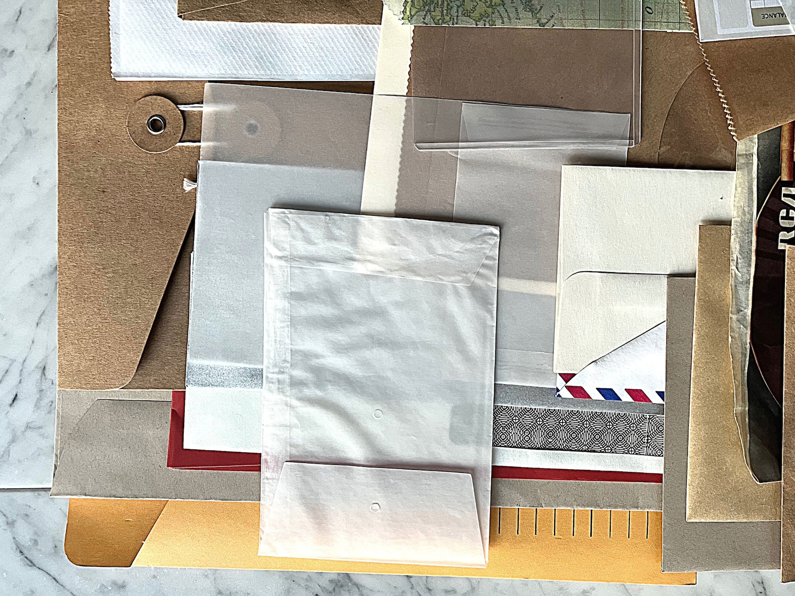 40 Piece Junk Journal Envelope Kit - Variety of Sacks, Sleeves ...
