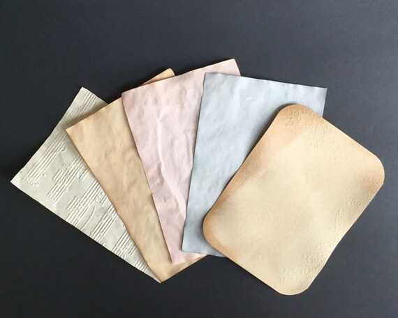 10 Piece Stained Paper Sample Collection All 4 X | Etsy
