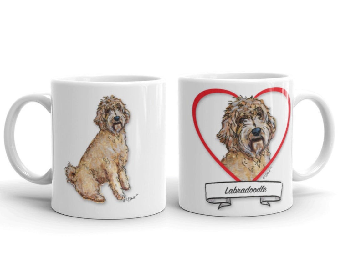 Labradoodle Mug | Labradoodle | Labradoodle Art | Labradoodle Gift ...