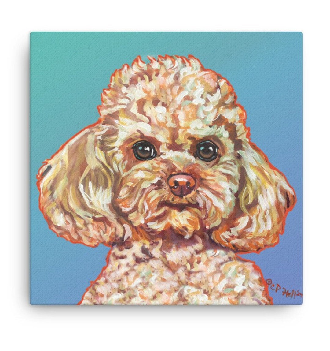 Poodle Portrait, Poodle Art, Poodle Print, Poodle Art Print, Dog Mom ...